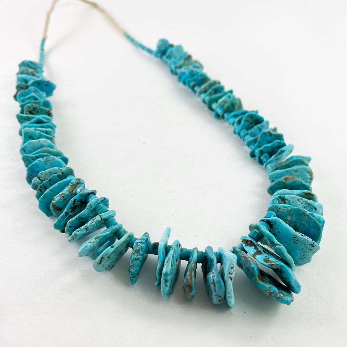 Vintage Sky Blue Tab Necklace – Vicki Turbeville